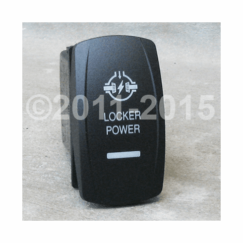 Locker Power - Dual Led Lighted Rocker Switch