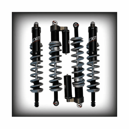 Polaris RZR-S X0 Stock Replacement, Single Rate - Zbroz Racing Exit Shocks