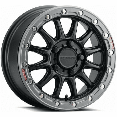Raceline A14 Alpha Bead Lock 15" UTV Wheel - Black/Gunmetal