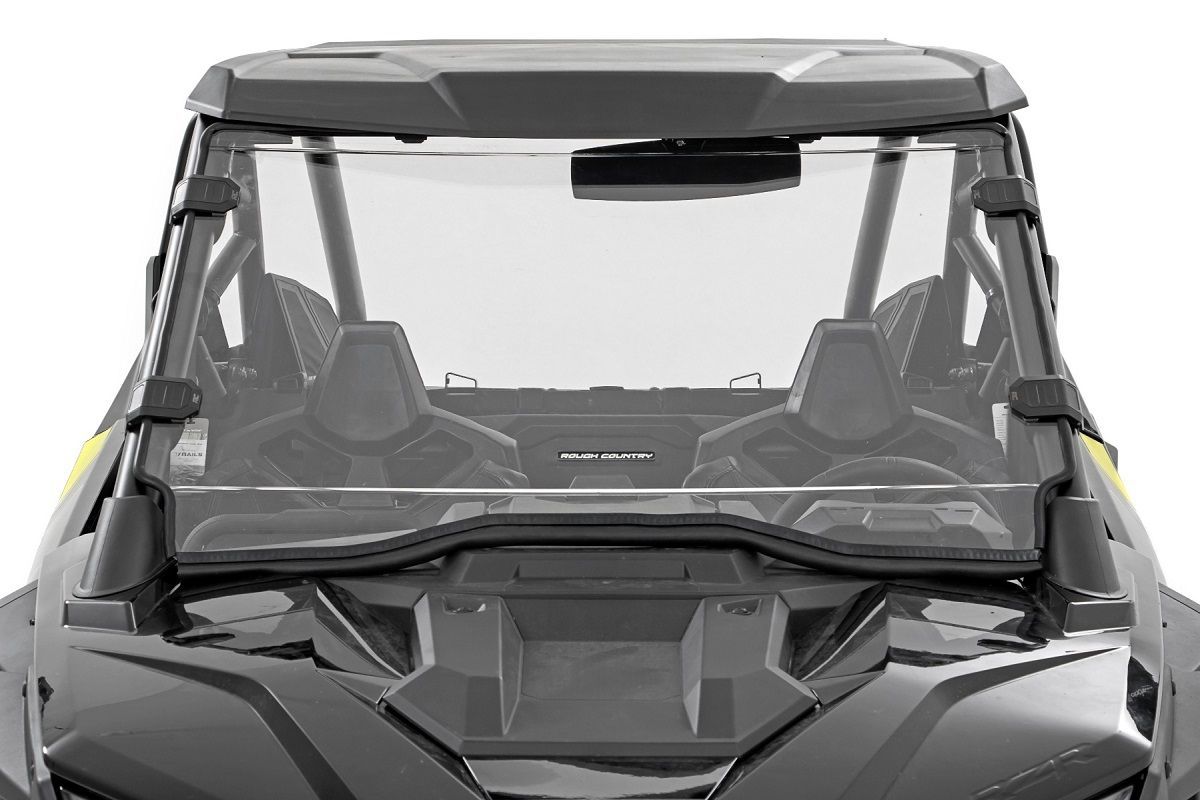 Rough Country Scratch Resistant Full Poly Windshield for Polaris RZR Pro XP