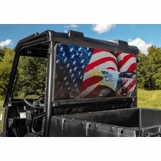 2015+ Polaris Ranger Mid Size 570 - Mid Size 500 Windshields | Rear ...
