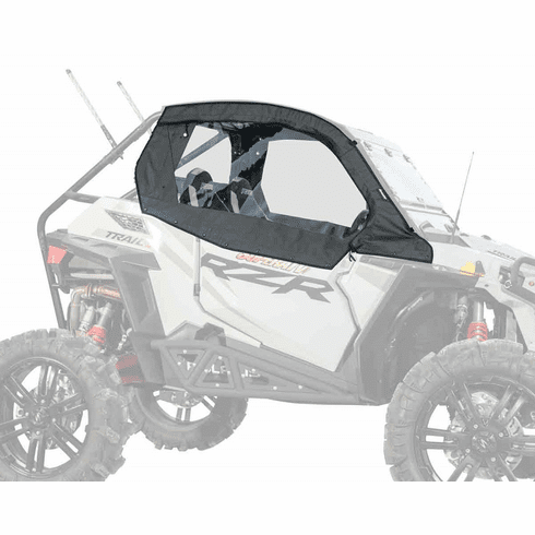 SuperATV Primal Soft Cab Enclosure Upper Doors for Polaris RZR Trail ...