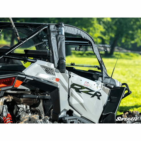 SuperATV Primal Soft Cab Enclosure Upper Doors for Polaris RZR Trail ...