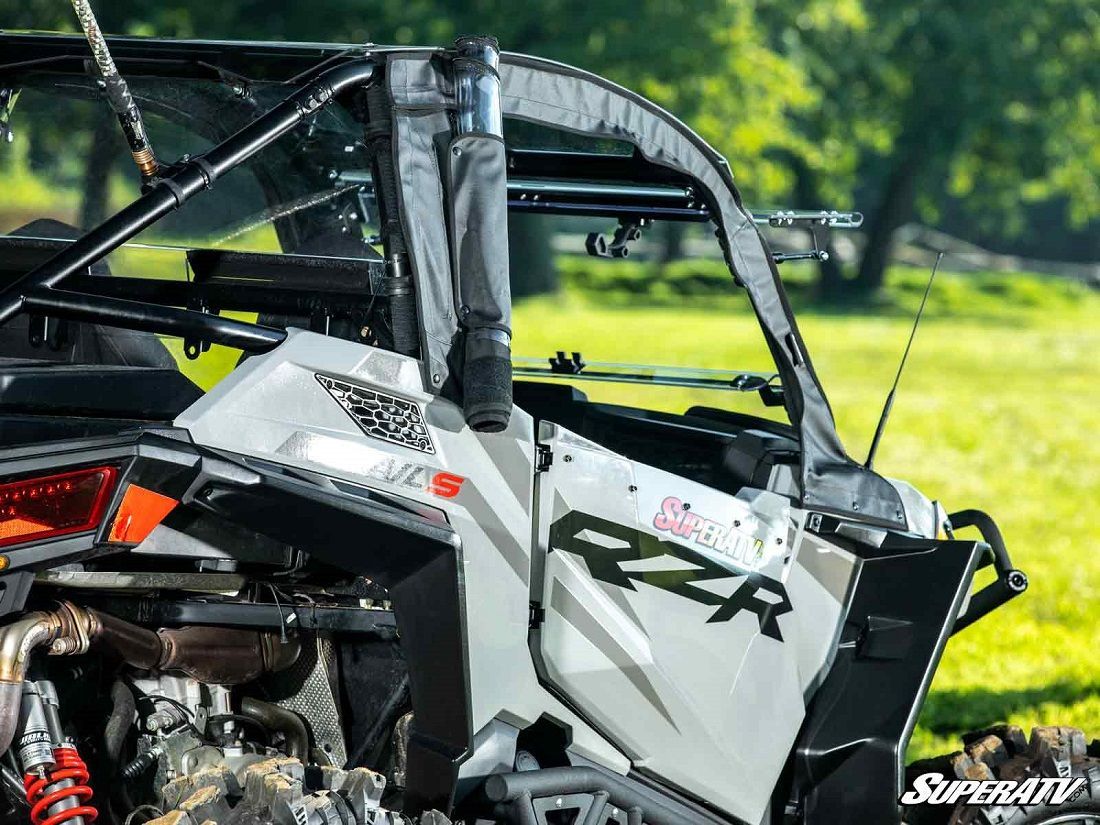 SuperATV Primal Soft Cab Enclosure Upper Doors for Polaris RZR Trail ...