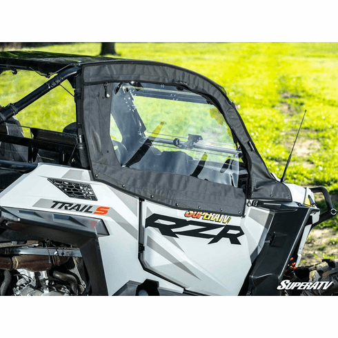 SuperATV Primal Soft Cab Enclosure Upper Doors for Polaris RZR Trail ...