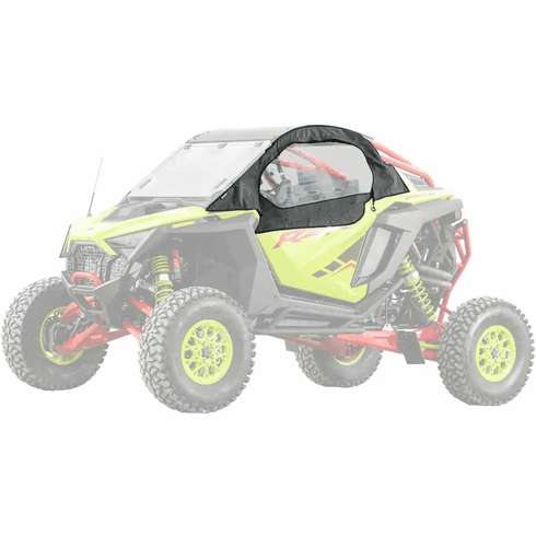 SuperATV Soft Cab Enclosure Upper Doors for Polaris RZR Pro R