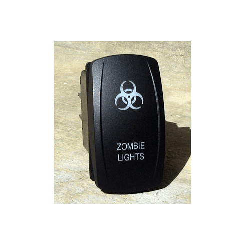 Zombie Lights Switch - Dual Led Lighted Rocker Switch