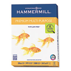 Hammermill® Premium Multipurpose Paper, 20-lb., 8-1/2 x