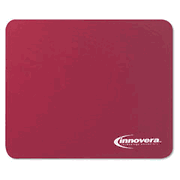 Innovera® Natural Rubber Mouse Pad, Burgundy IVR52445