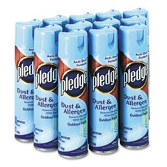 Pledge® Dust and Allergen, Outdoor Fresh, 12 oz CFC-Free