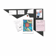 Charcoal MMM558CBK Post-it Self-Stick Cut-to-Fit Unfram