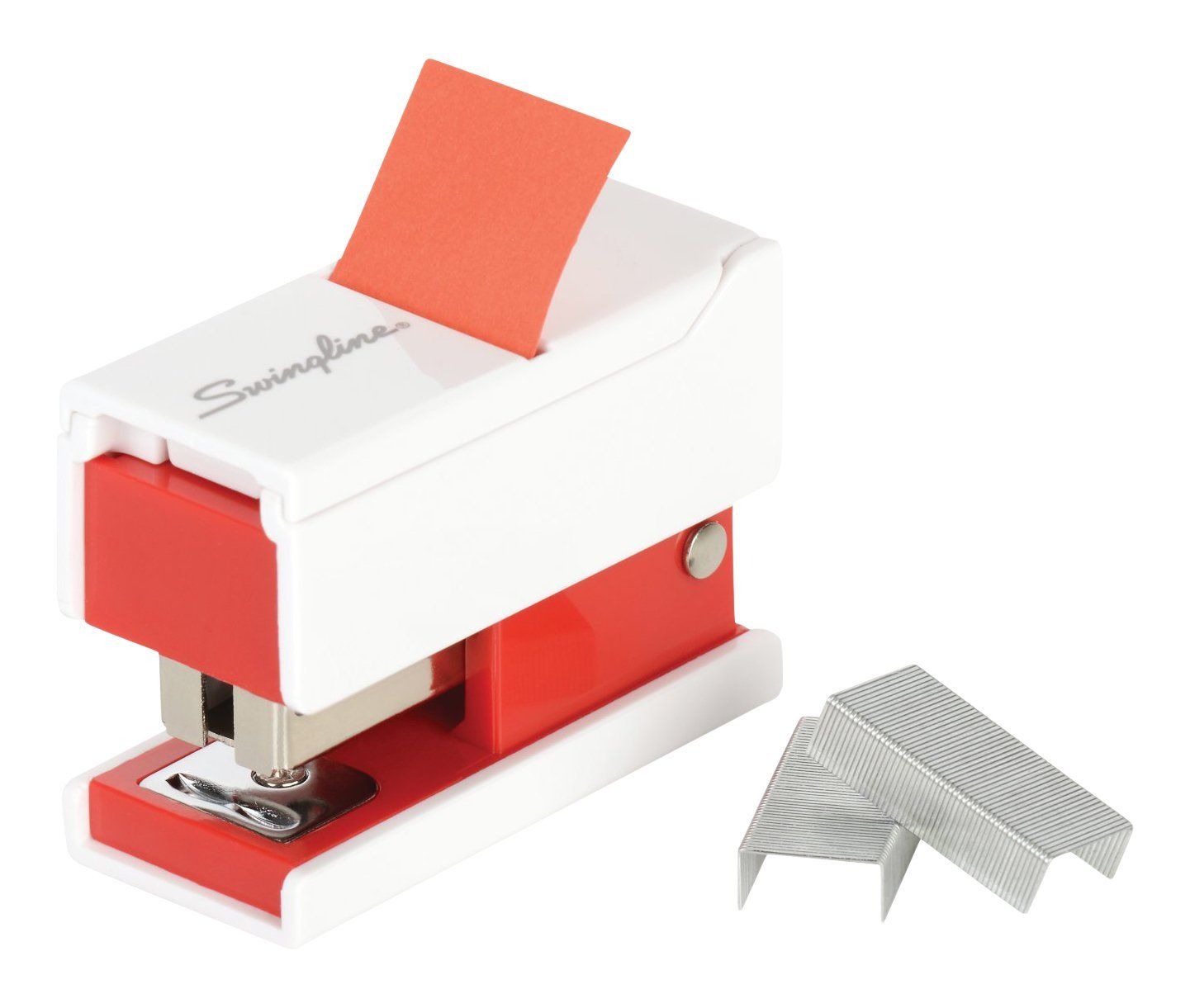Swingline Mini Stapler with Flags, 12 Sheets, 20 Flags,