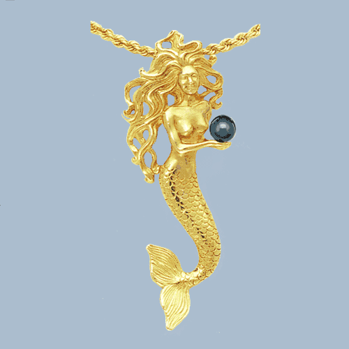 Mermaid Holding a Pearl