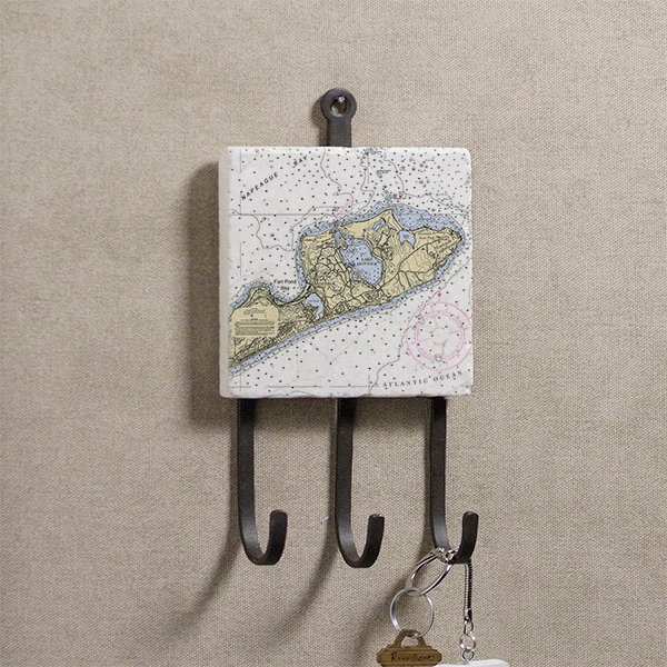 Nautical Chart Key Rack - Ocean Offerings