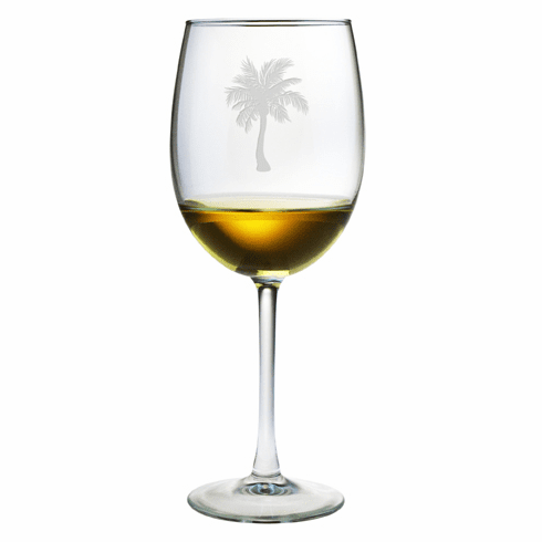 Palm Tree AP Wine Glasses