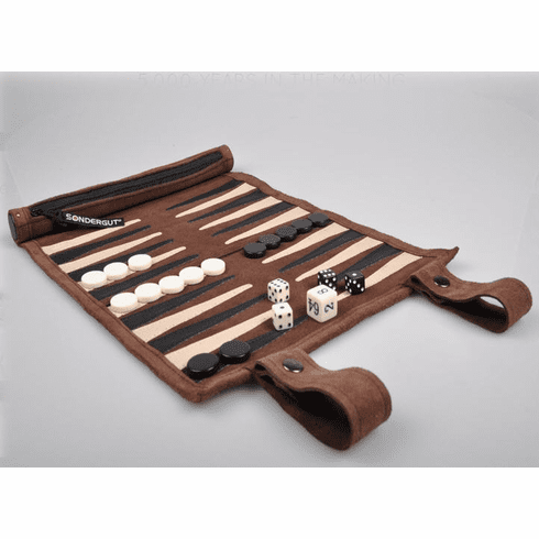 Roll-up Travel Backgammon Set - Ocean Offerings