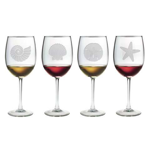 Seashore AP Wine Glasses