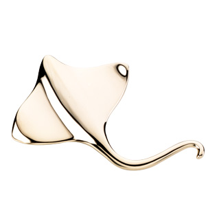 Stingray Pendant and Brooch - Ocean Offerings