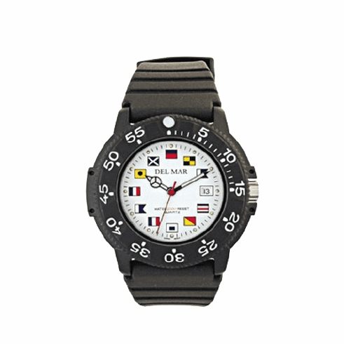 Women's Dive White Nautical Dial Watch