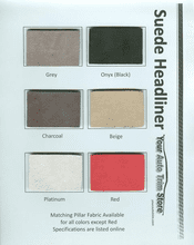 Suede Headliner (Foam Backed) 60"