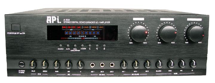 API A-502 600W Pro Karaoke Mixing Amplifier - Refurbished