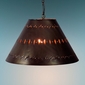 Large Punched Metal Lamp Shade