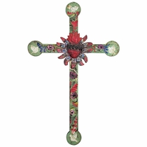 Mexican Folk Art Crosses | Rustic Wall Crosses