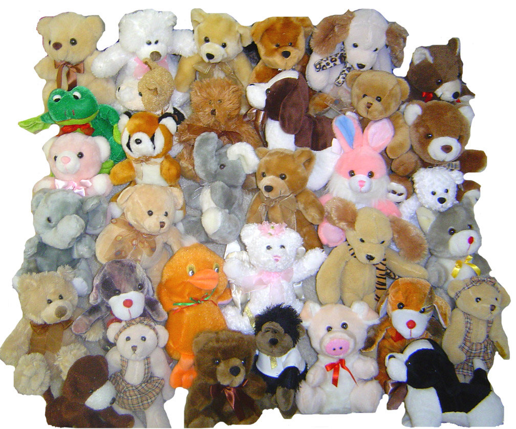STUFFED ANIMALS MIX 5.5"-8" - Stuffed animals mix